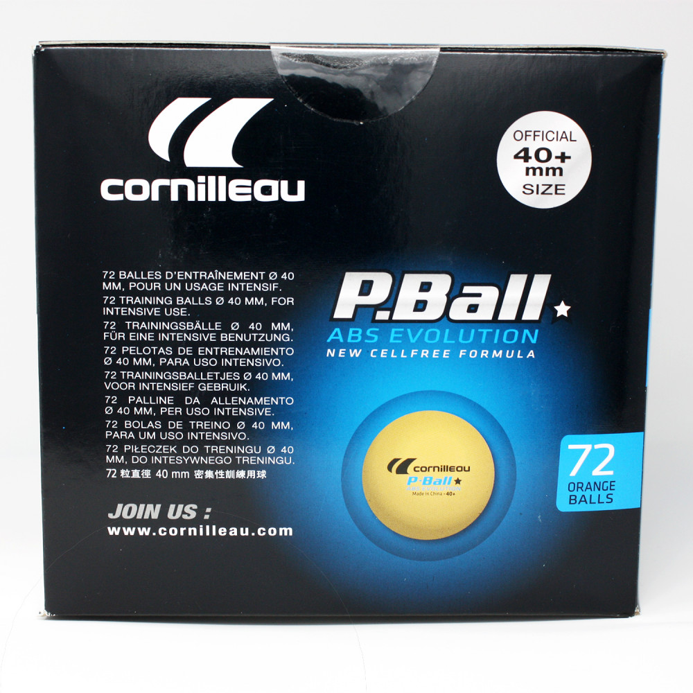 Balles CORNILLEAU P-Ball ABS - Lot de 72