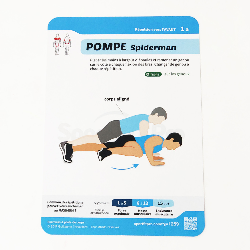 Fiches Musculation - Exercices À Poids De Corps