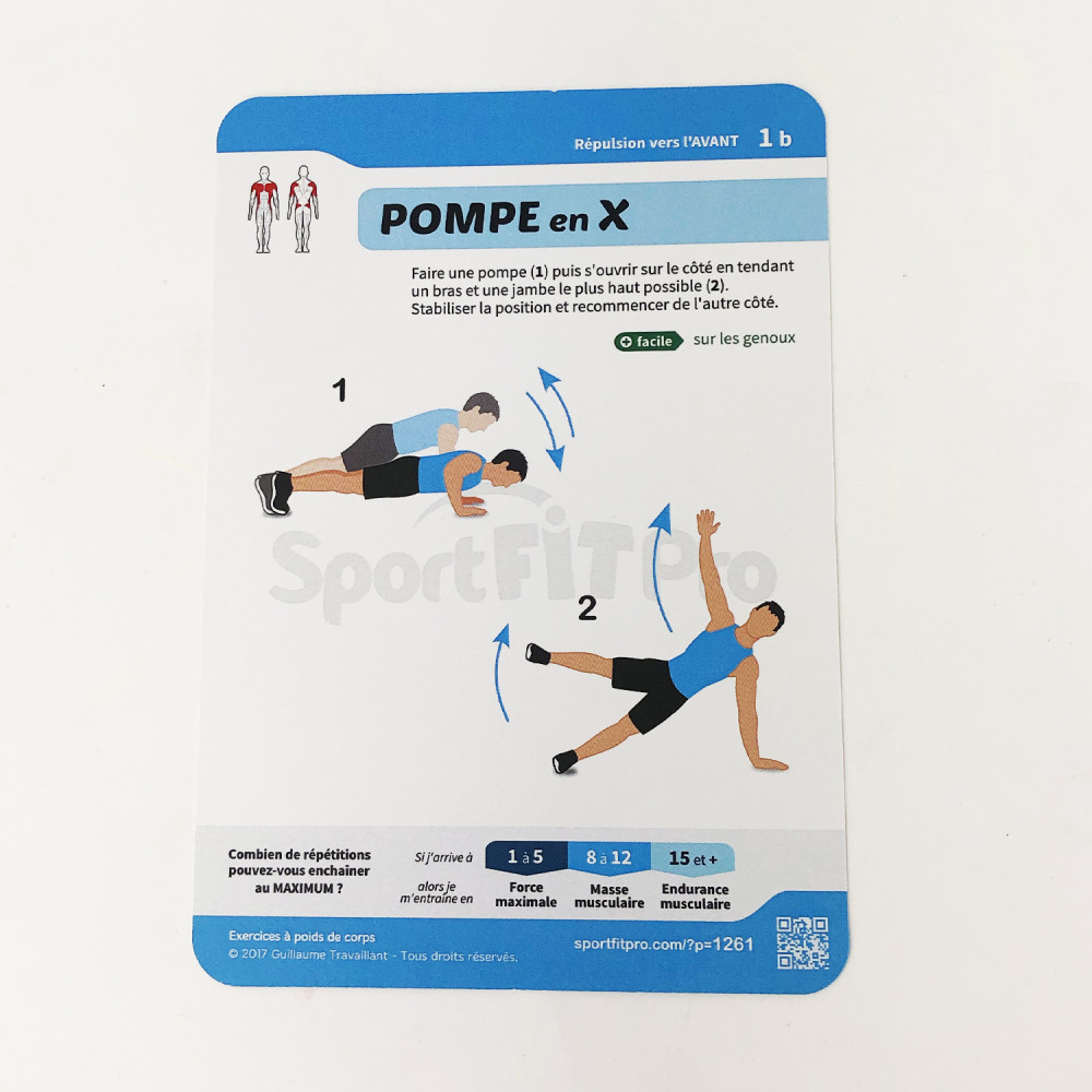 Fiches Musculation - Exercices À Poids De Corps