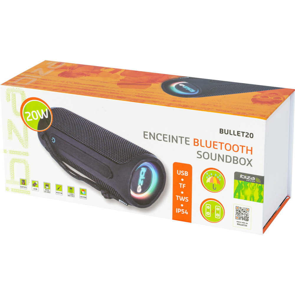 Enceinte Bluetooth Eco BULLET30 IBIZA